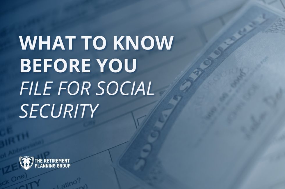 What to Know Before You File for Social Security - The Retirement ...